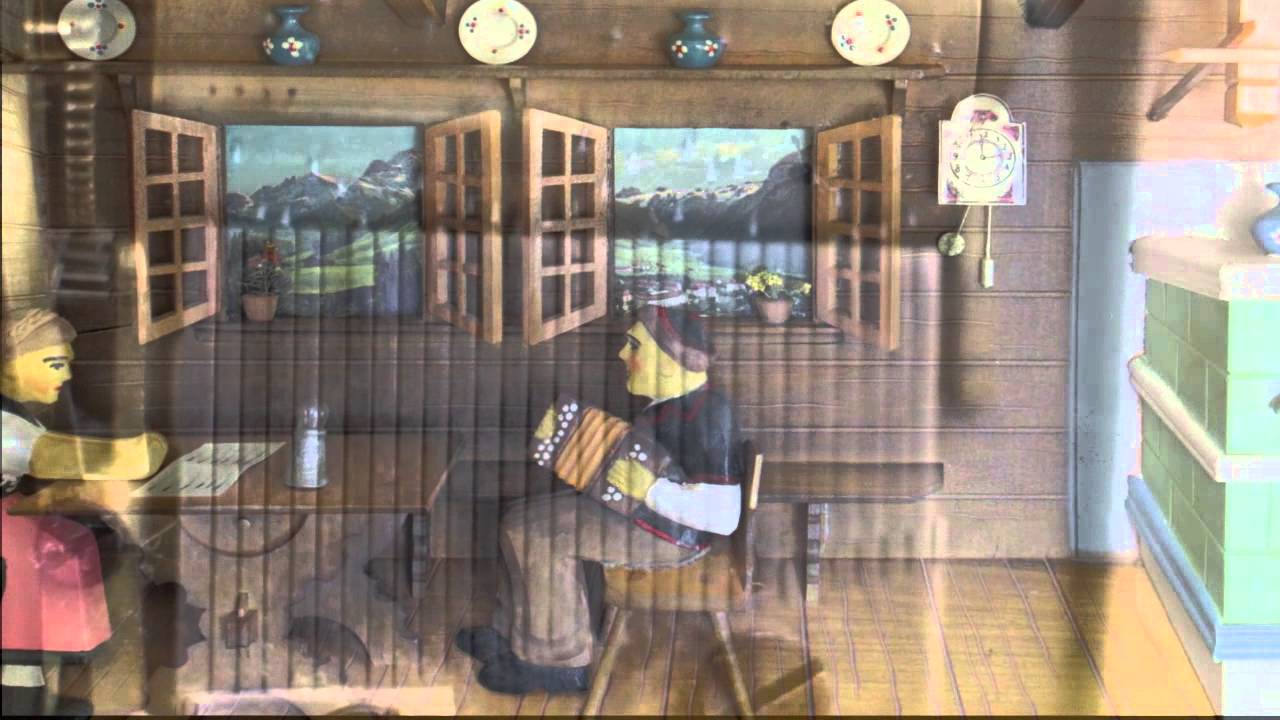 Vintage Diorama Music Box - YouTube