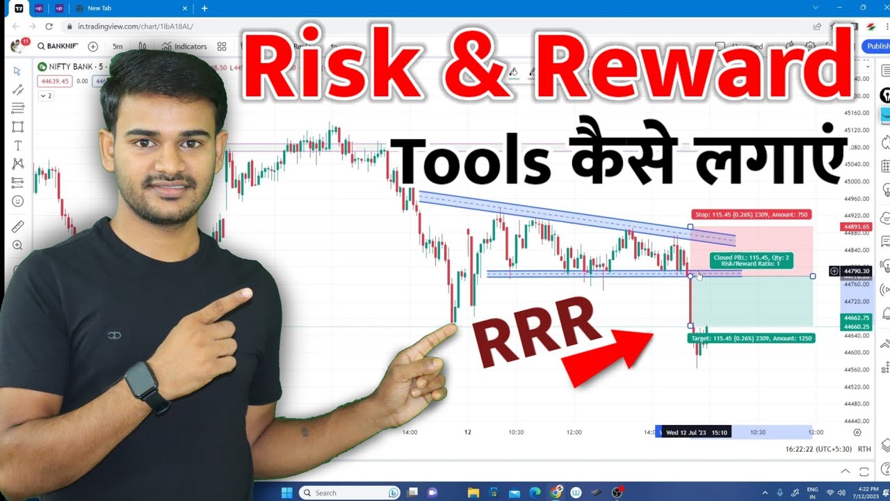 How to Use Risk Reward Ratio Tools Explain in hindi | Option Trading ...