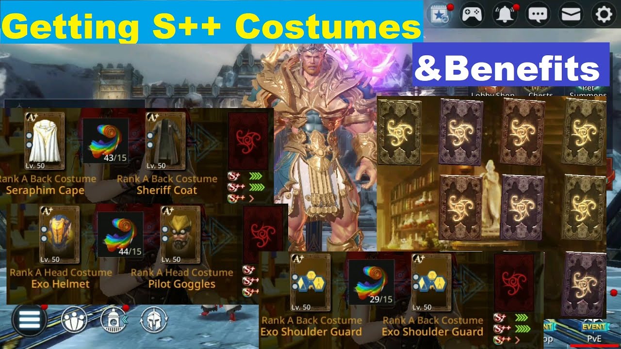 Darkness Rises: Trying to Get More S++ Costumes & Benefits of Set ...