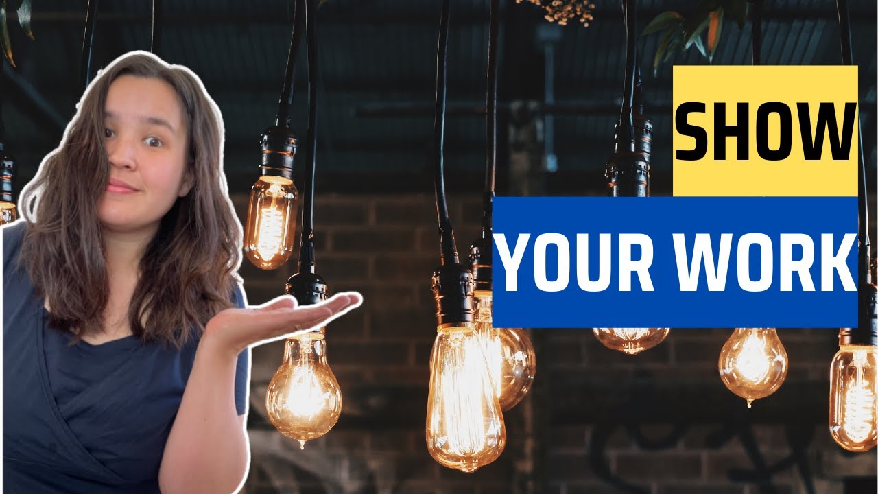 SHOW Your Work - Creating a Test Portfolio - YouTube