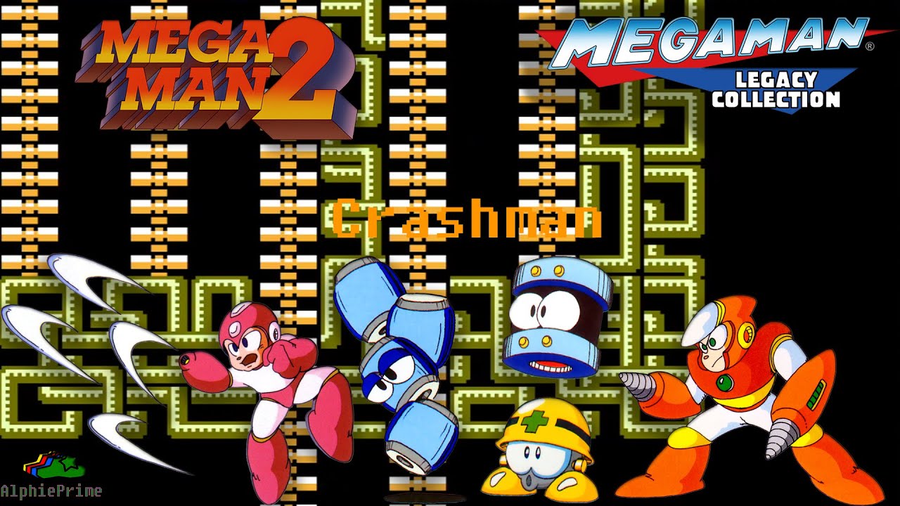 Crashman - Mega Man 2: Mega Man Legacy Collection | AlphiePrime - YouTube
