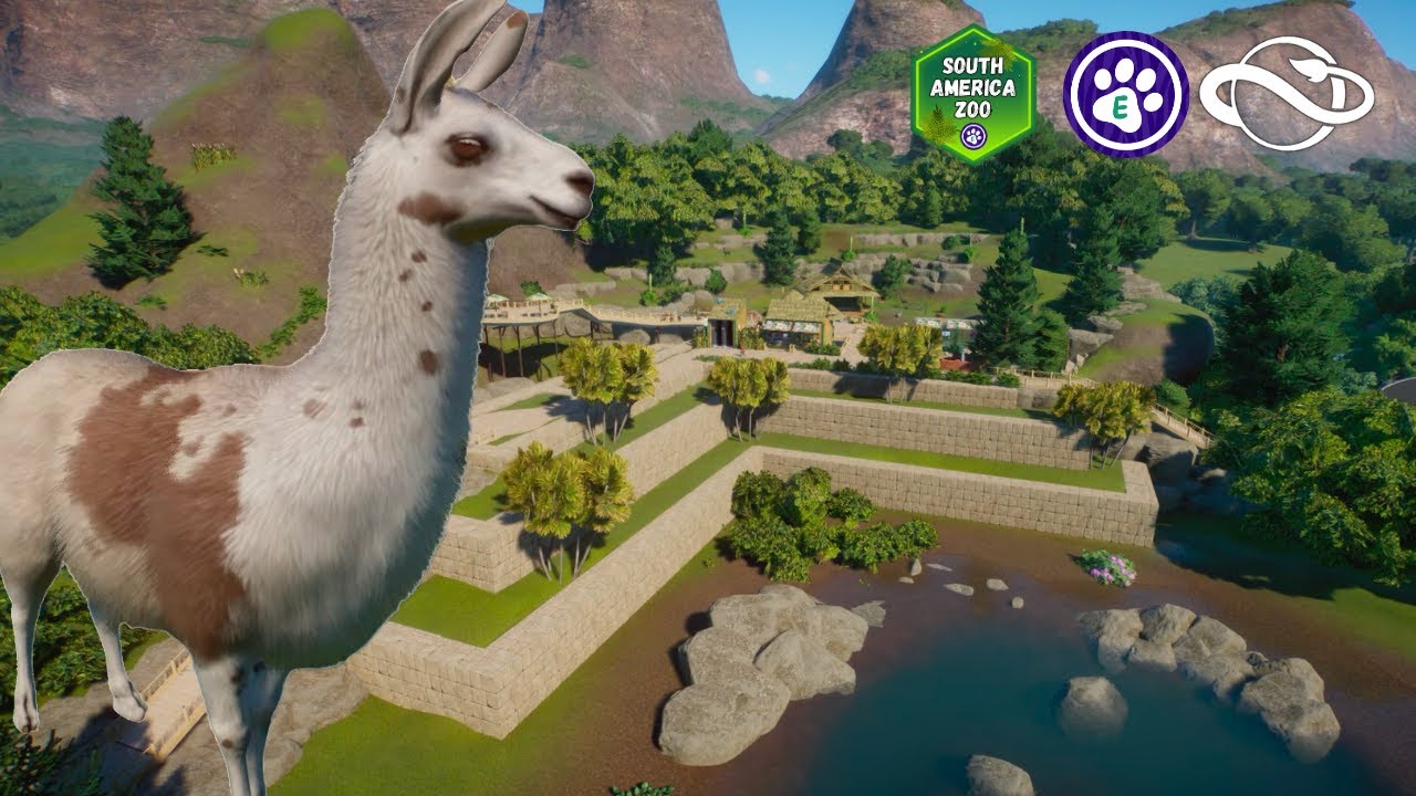 🦙 Building a LLAMA Habitat (Inspired by Machu Picchu!) | Planet Zoo ...
