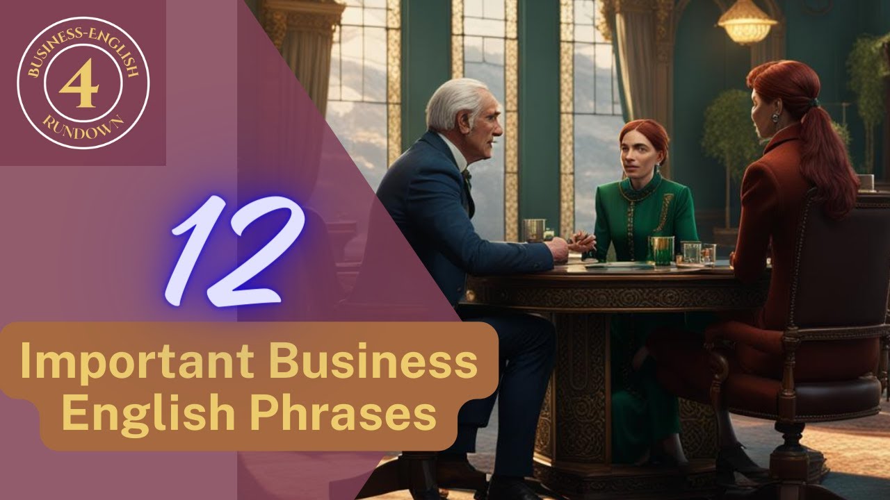 12 Important Business English Phrases - YouTube
