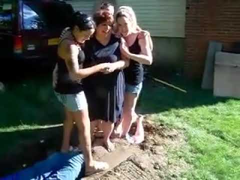 Pete Tino/ The Human Floor, everyone who was in the jeep, ran over me at the BBQ, in Auburn, Mass.