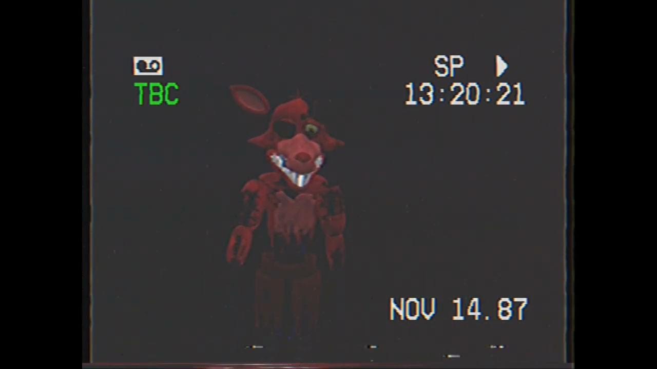 [FNAF VHS] Foxy Animatronic Movement Testing - YouTube