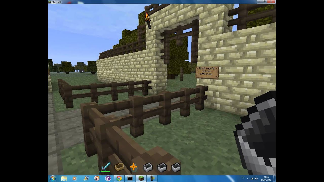 Hogwarts in Minecraft: Hogcraft tour guidato ita - YouTube