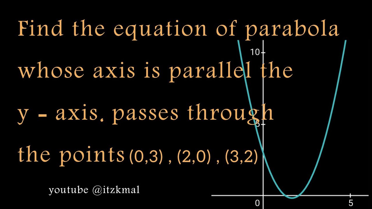 Problem at parabola? - YouTube