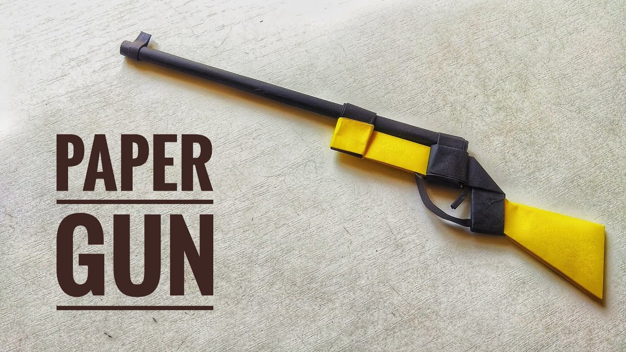Origami Weapons | Cool Paper Gun | How to make Gun with Paper. - YouTube