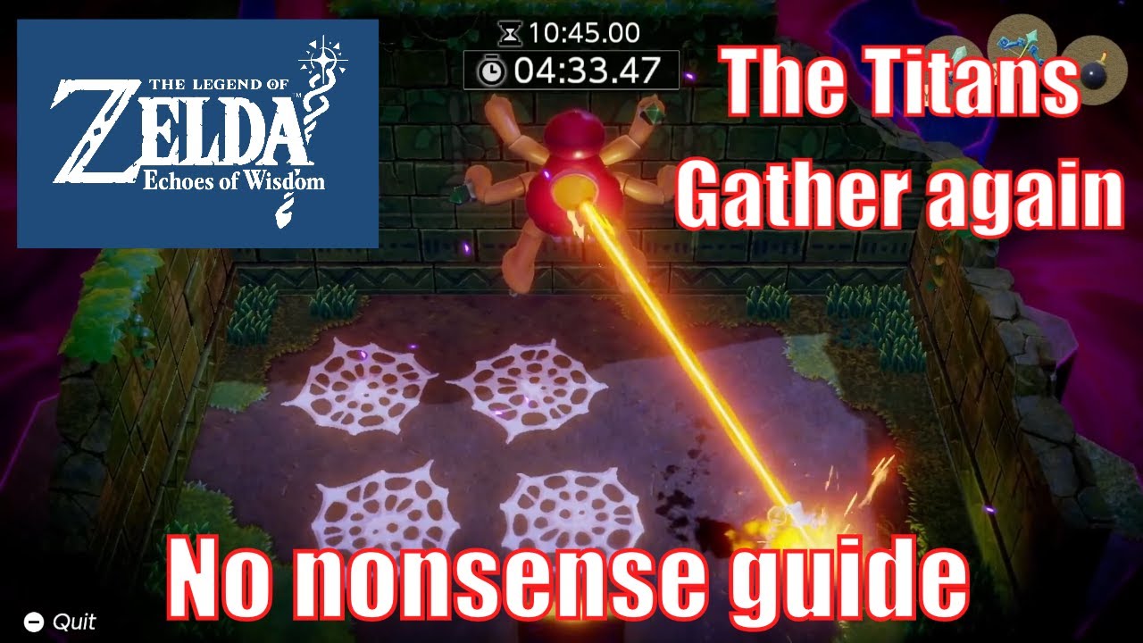 The Titans Gather again trial Guide | Slumber Dojo Boss Rush | Kakariko ...