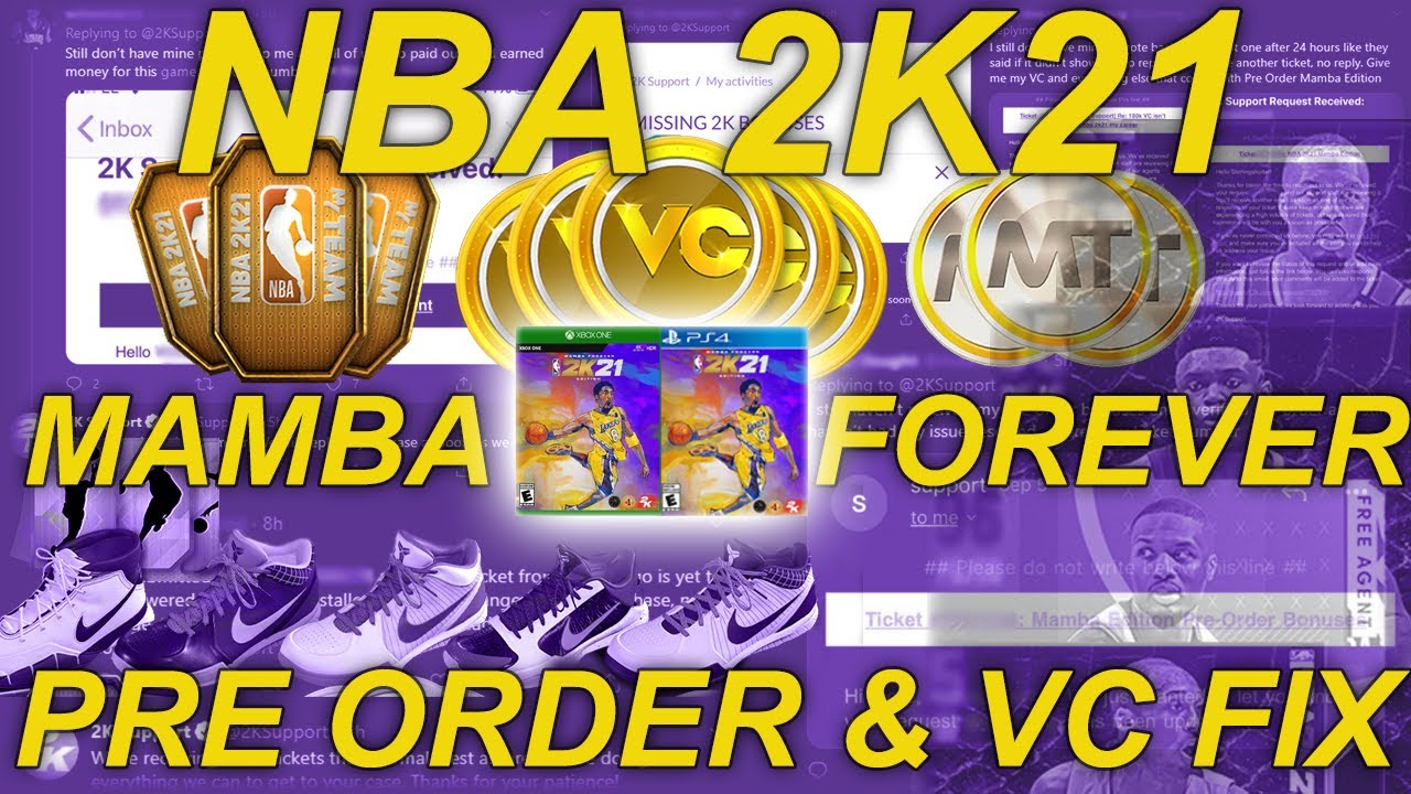 NBA 2K21 VC & PRE ORDER BONUS FIX - YouTube