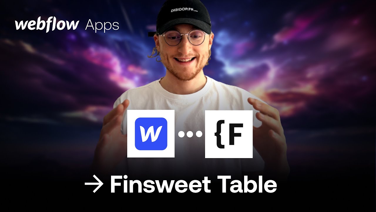 [DEMO] Créer un tableau HTML sur Webflow avec Finsweet Table - YouTube