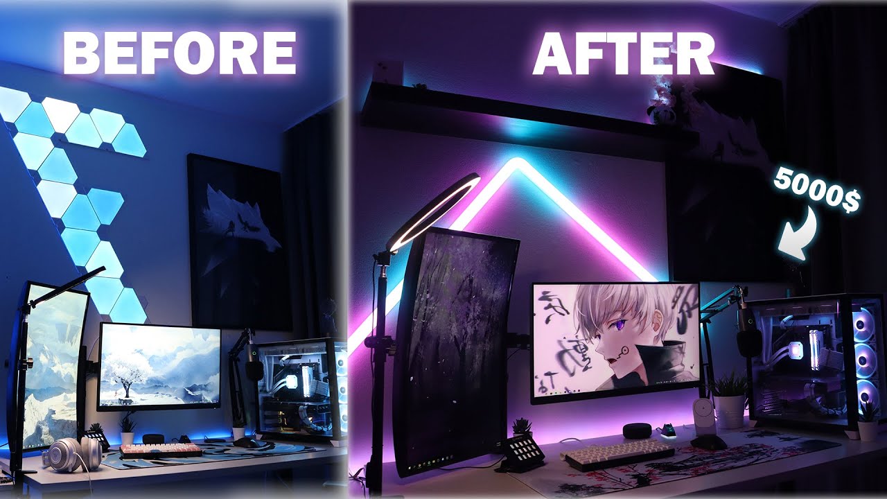 REVAMPING MY 5000$ GAMING/STREAMING SETUP - YouTube