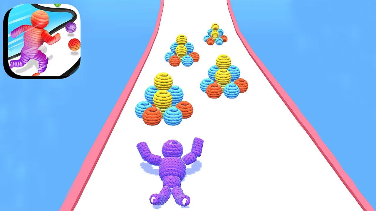 Rope-Man Run - All Levels Gameplay Android,ios (Levels 110-115) - YouTube