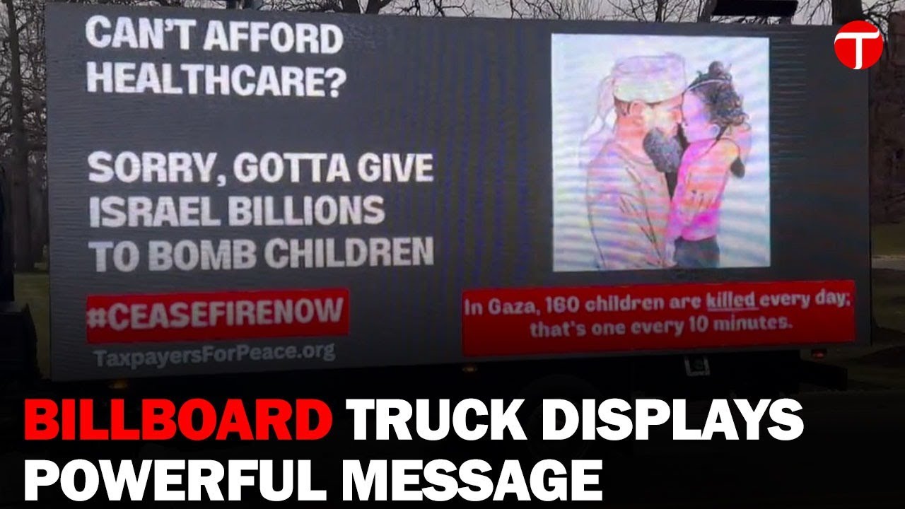 Controversial Billboard Truck Sparks Debate in Michigan - YouTube
