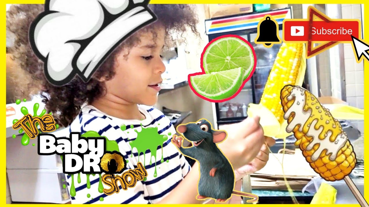 Cooking it up with Chef Baby Dro 🔥 Chef Kid making Elote - YouTube