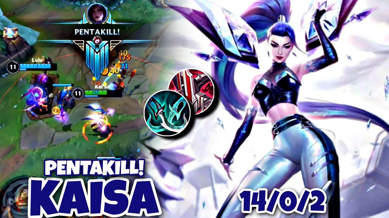 WILD RIFT | KAISA ZERO DEATH AND GOT A PENTAKILL! | GAMEPLAY | #kaisa # ...