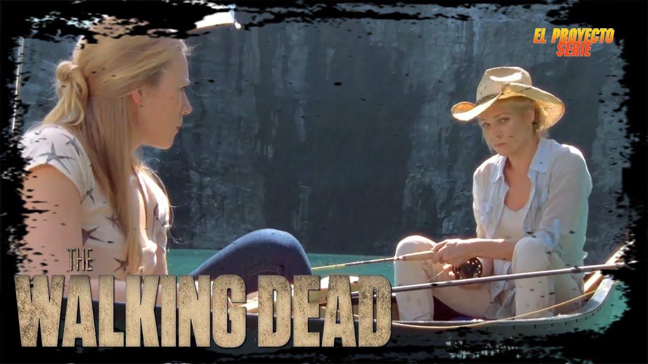 The Walking Dead | Andrea Y Amy Estan En El Rio Hablando - YouTube