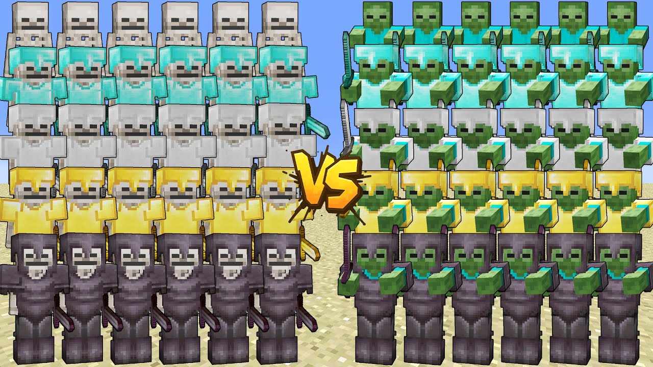 Every Skeleton and Tournament - Zombie Family and Skeleton Bosses Mob ...