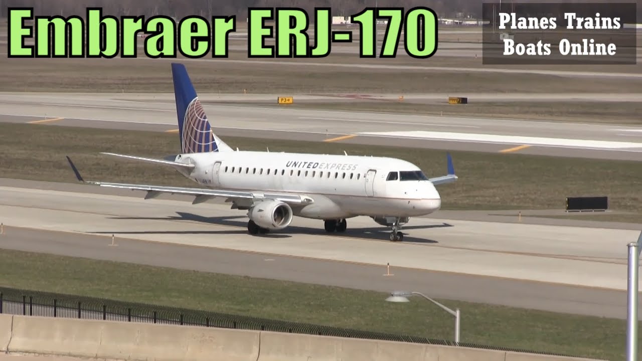 Republic Airlines United Express N654RW Embraer ERJ-170 - 17 Year Old ...