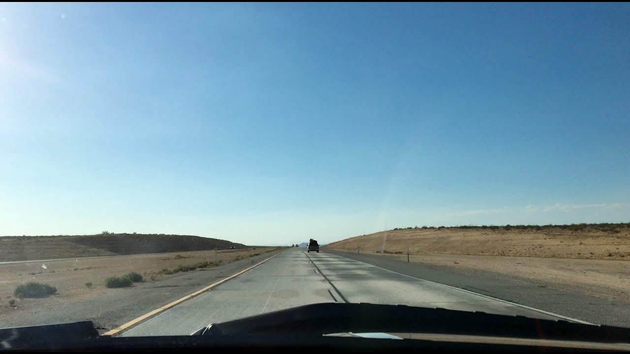 Barstow, CA to Bakersfield, CA - High Speed Driving Video - YouTube