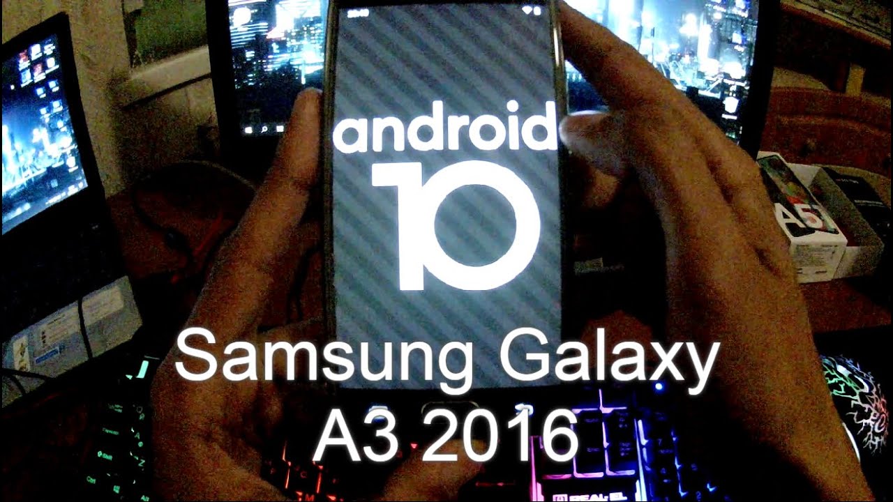 Установил Android 10 на Samsung Galaxy A3 (2016) - YouTube