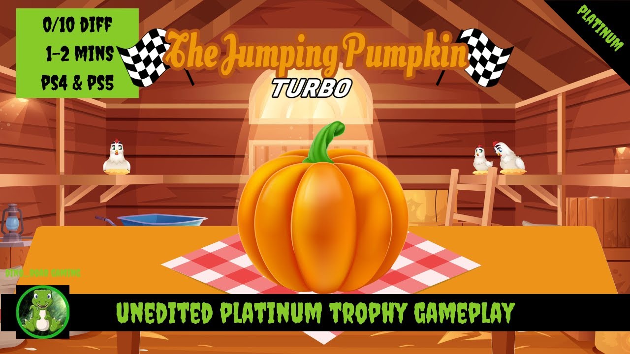 The Jumping Pumpkin: TURBO - Full Unedited Platinum Trophy Gameplay ...