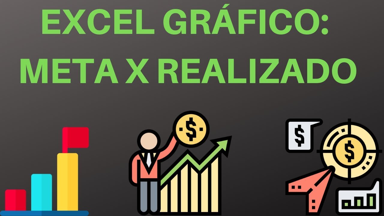 Excel - Gráfico Meta x Realizado como Fazer - YouTube