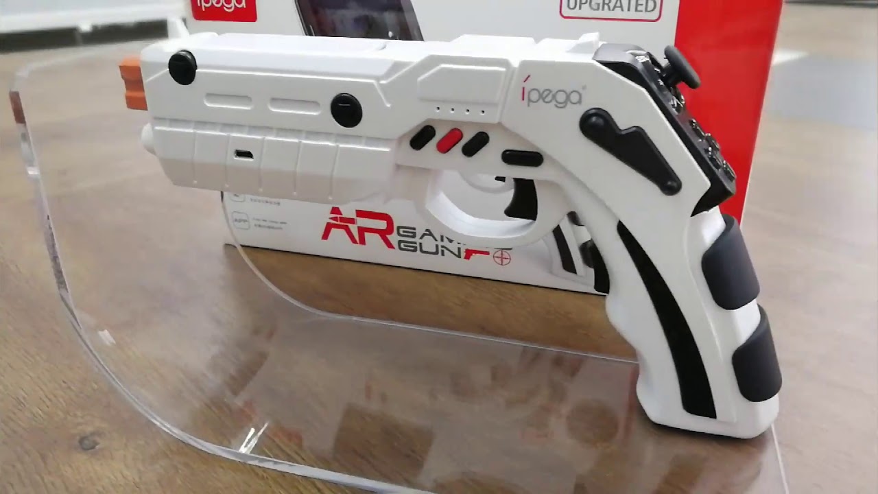 Wireless Bluetooth AR/VR Gaming Gun PG-9082 - YouTube