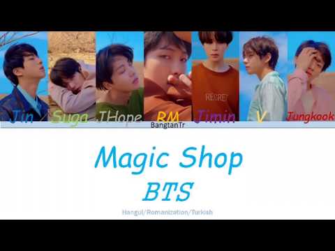 BTS - Magic Shop (Hangul/Romanization/Turkish)