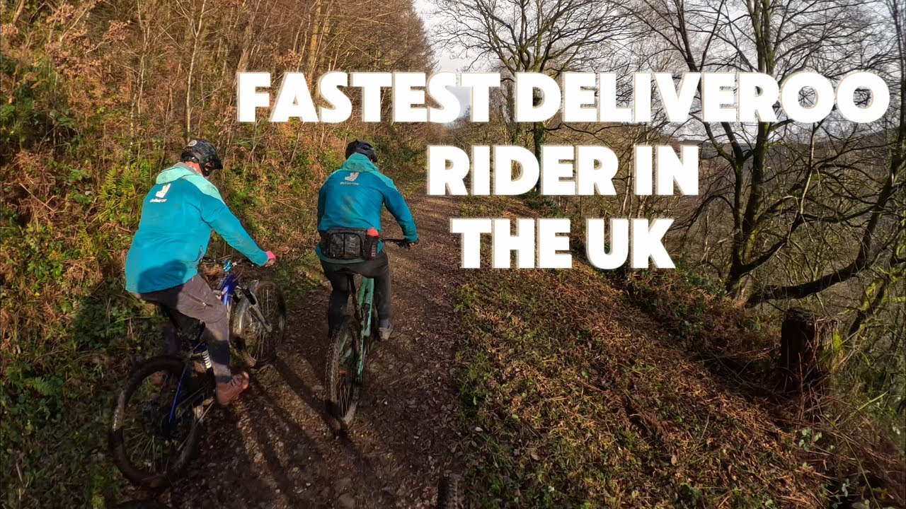 The fastest Deliveroo rider in the uk!! - YouTube