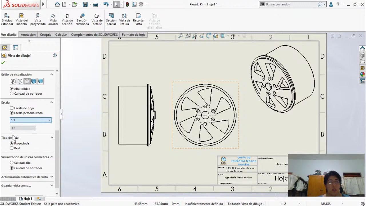 Planos 2D en SolidWorks. (Parte 2) | Aprende CAD XD - YouTube