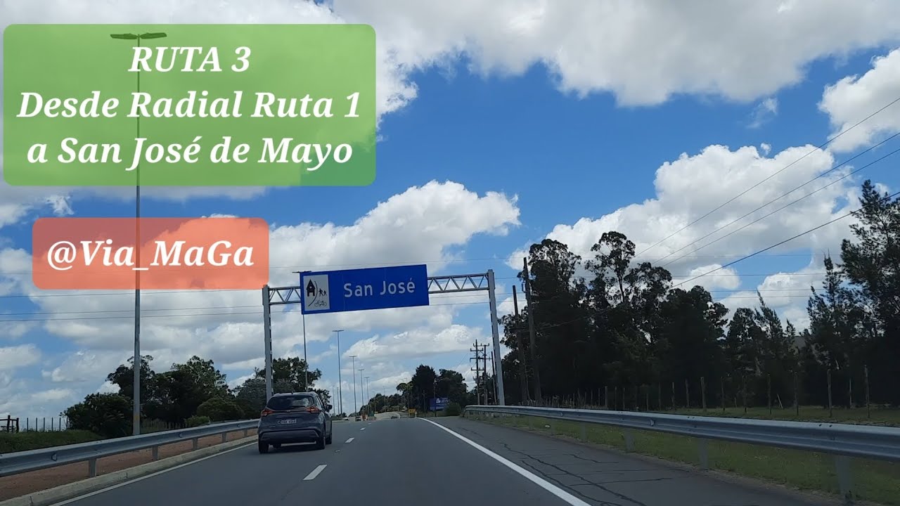 Trayecto Doble Vía De Ruta 3 Desde Radial Ruta 1 A San José De Mayo 🇺🇾