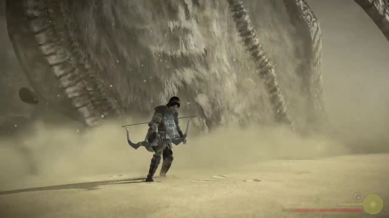 Shadow of the Colossus (PS4): Getting knocked out by Phalanx! - YouTube