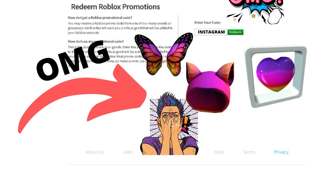 ROBLOX 2020 1M INSTAGRAM CODES + MORE CODES (WORKING) - YouTube