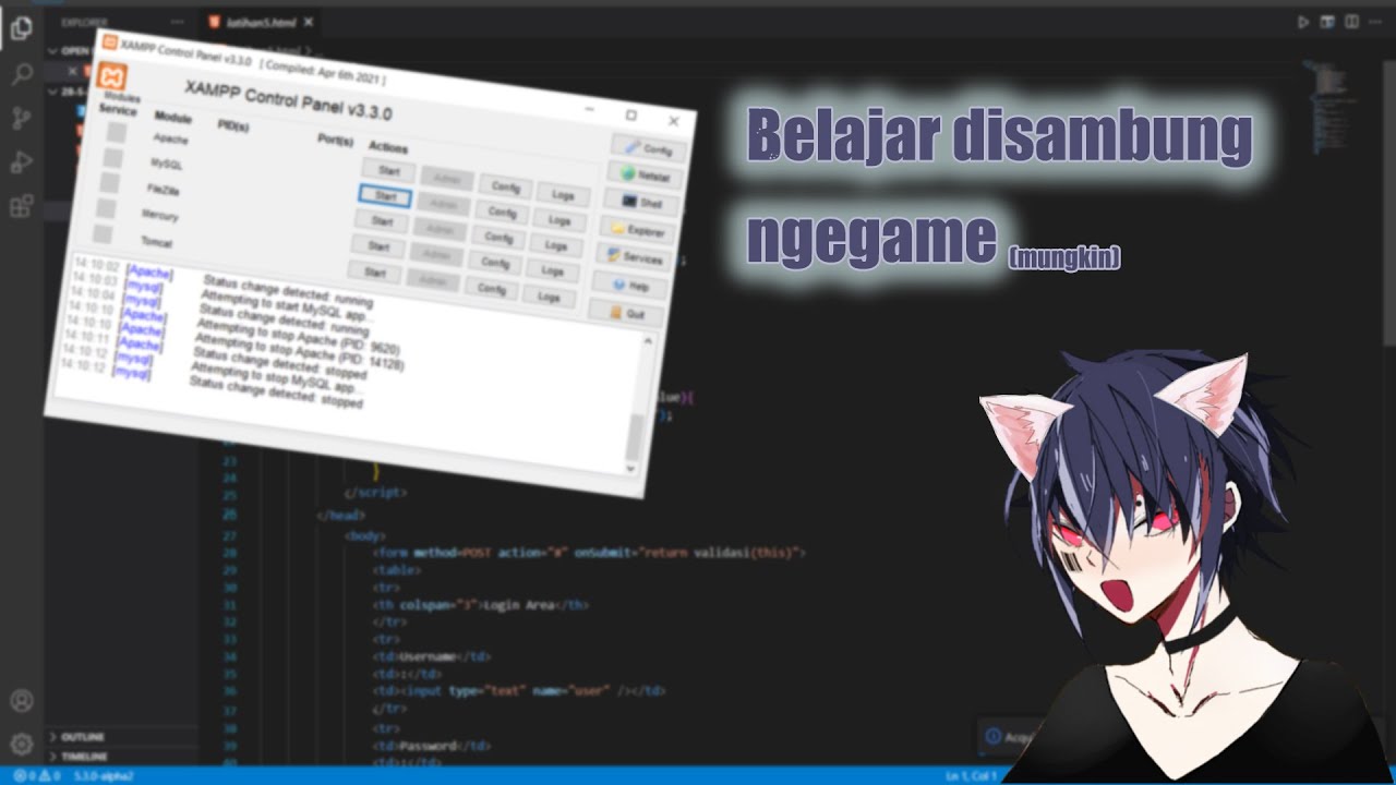 【Studying】Speedrun Laporan Praktikum(terus main hehe :v) - YouTube