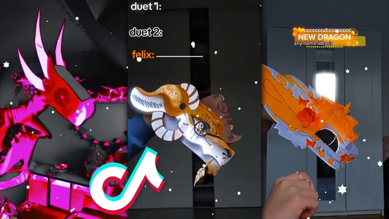 😱THE AMAZING Paper Dragon 🔥Dragon Puppet TikTok Compilation #186 - YouTube