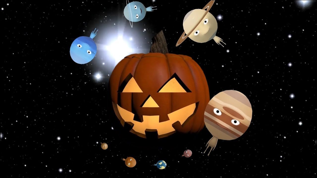 🎃 Fly Around the Pumpkin Planet 🎃 Pumpkin Song | Halloween Song ...