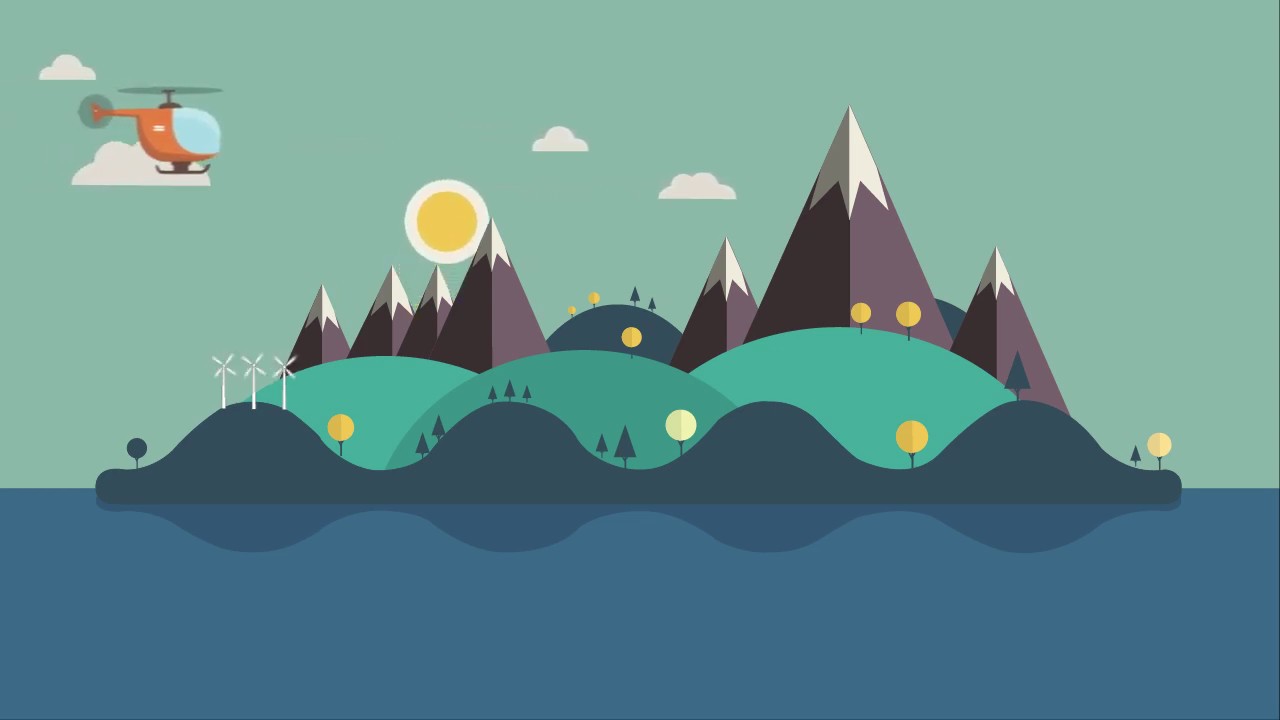 Motion Graphic - Landscape - YouTube