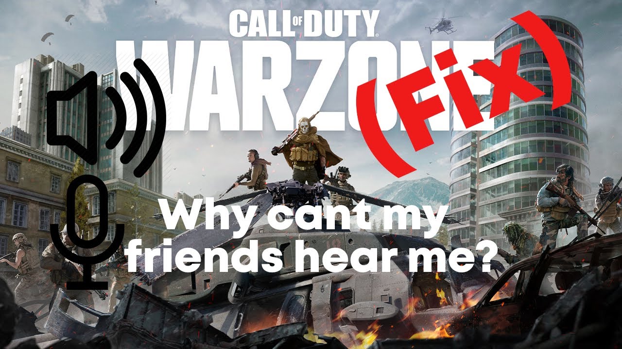 COD Modern Warfare warzone: Friends not hearing you talk (fix) - YouTube