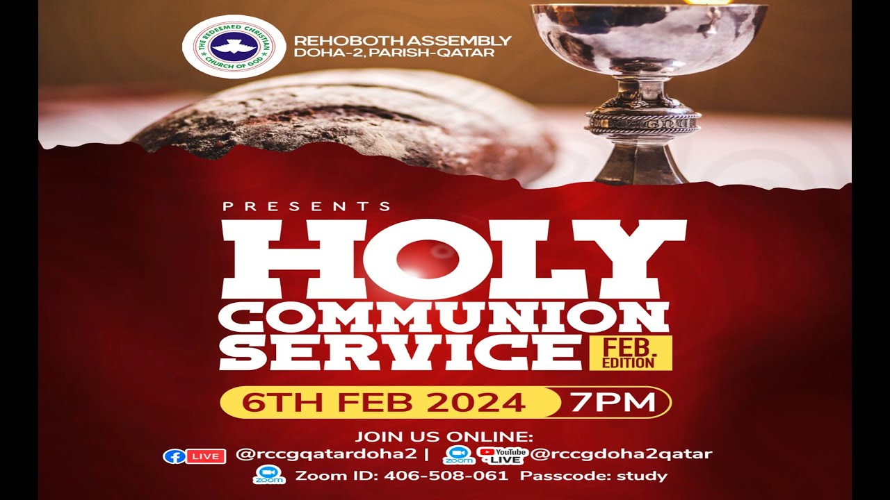 February Online Holy Communion Service || Tuesday, 6th February 2024 ...