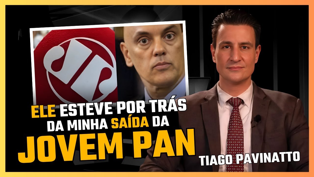 PAVINATTO comenta o processo que culminou em sua saída da JOVEM PAN ...