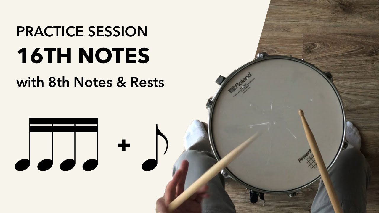 Jumping from rolling 16th notes into offbeat 8th notes - YouTube