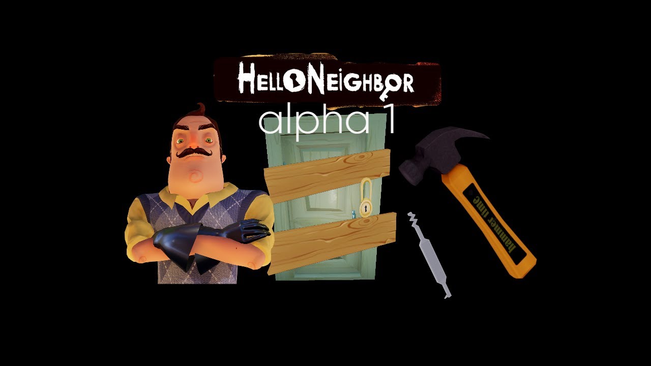 hello neighbor alpha 1 - YouTube