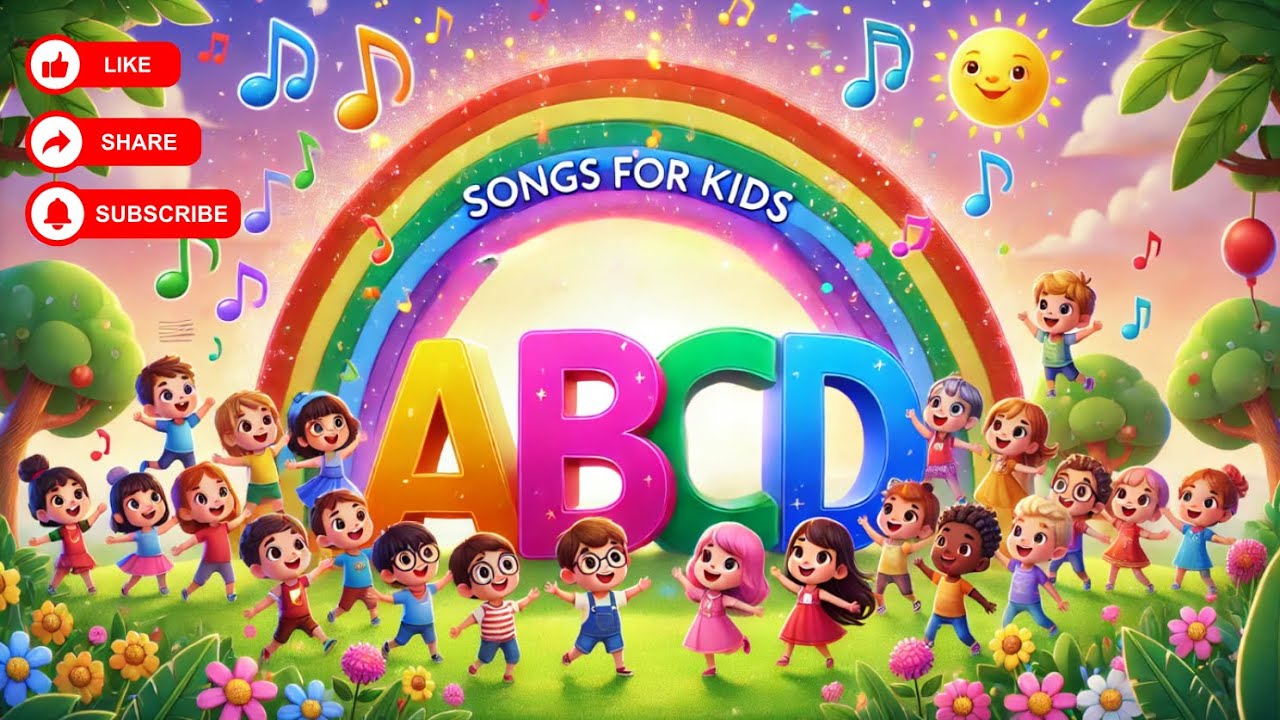 ABCD Song for Kid🎶Sing, Dance & Learn the Alphabet🎶Fun Music for Letter ...