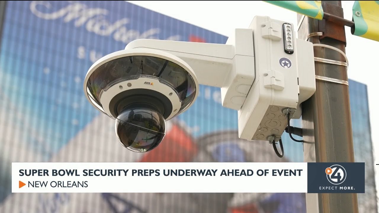 Super Bowl security preps underway - YouTube