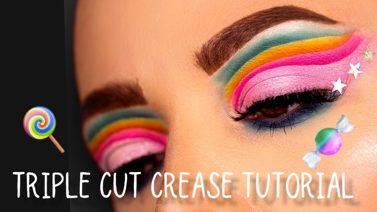 Triple Cut Crease Eyeshadow Tutorial | Quick Instagram Tutorial | Kait ...