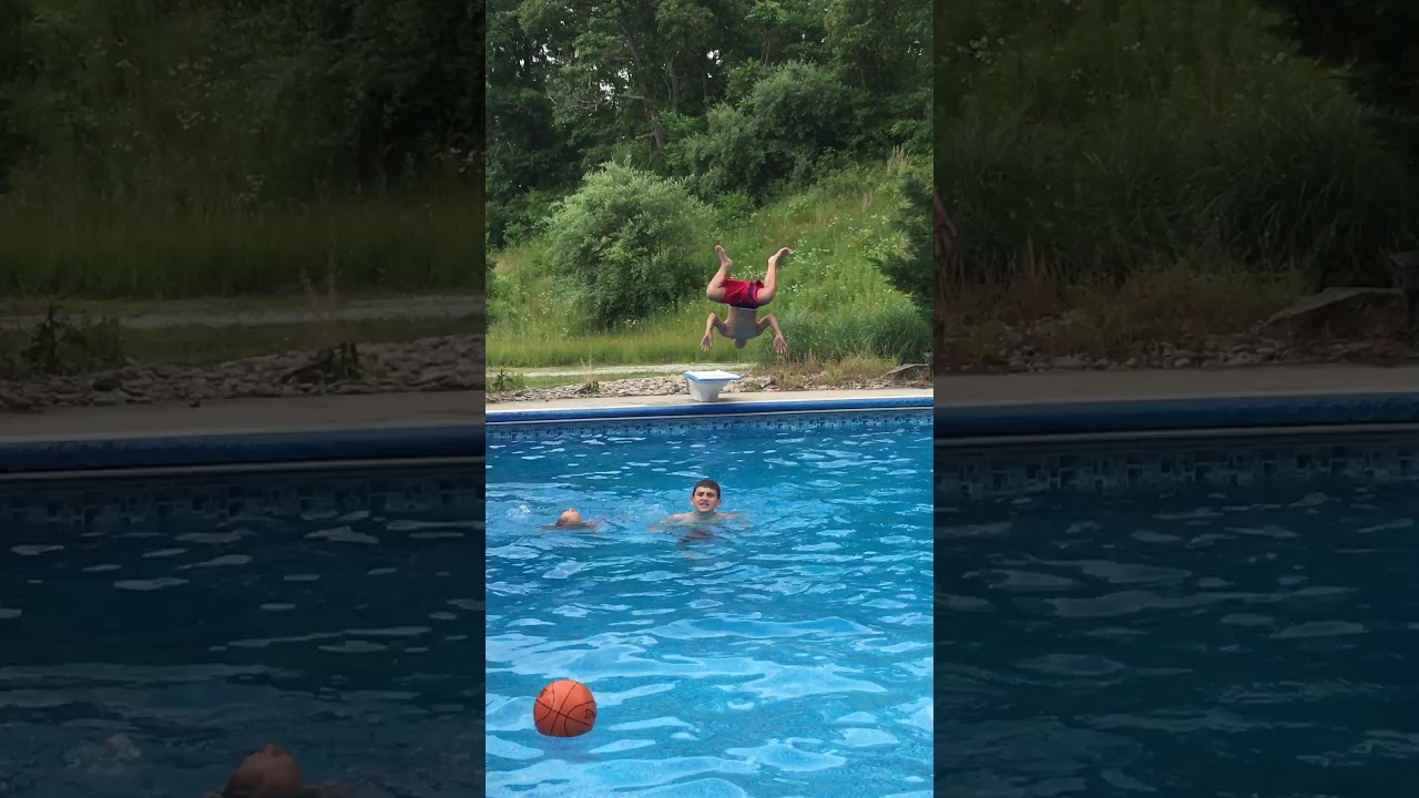 Backflip off diving board - YouTube