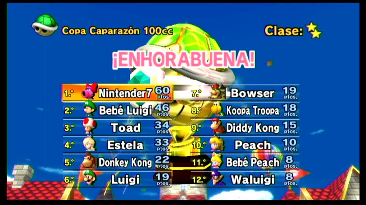 14- COPA CAPARAZÓN (100CC) - MARIO KART WII - YouTube