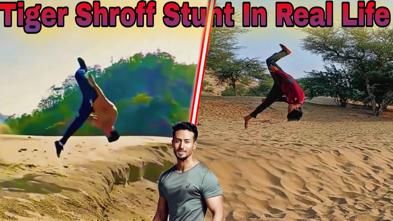 Tiger shroff stunts in real life 😱🥰 || Tiger Shroff Flips👌 ...
