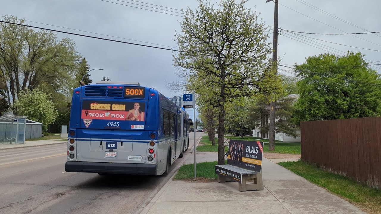 ETS Bus 2019/20 New Flyer XD60 #4945 On 500X Meadows Express - YouTube
